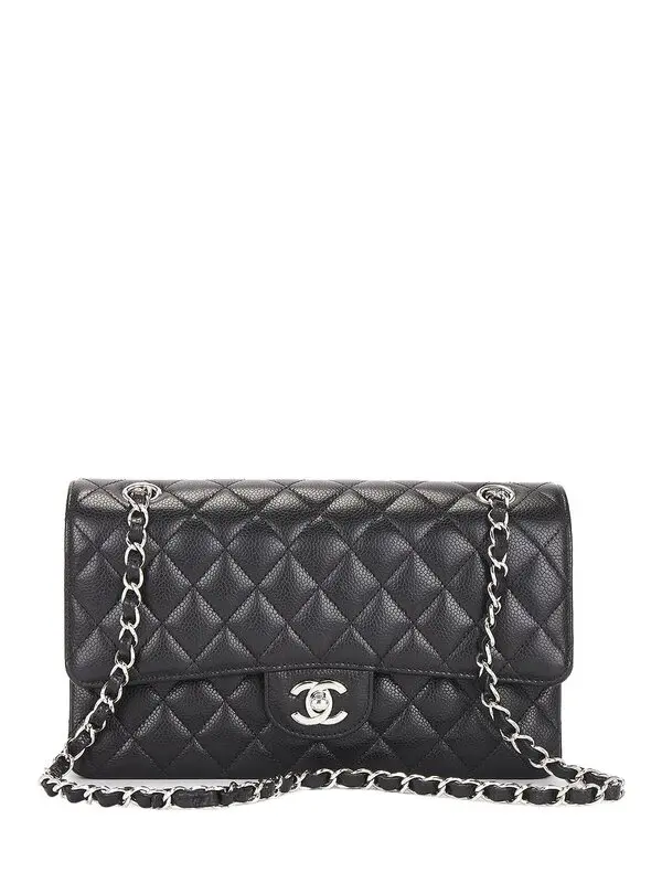 Chanel Caviar Medium Classic Double Flap Bag - Black