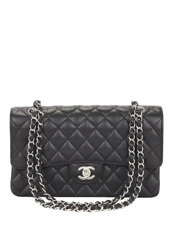 Chanel Caviar Medium Classic Double Flap Bag - Black