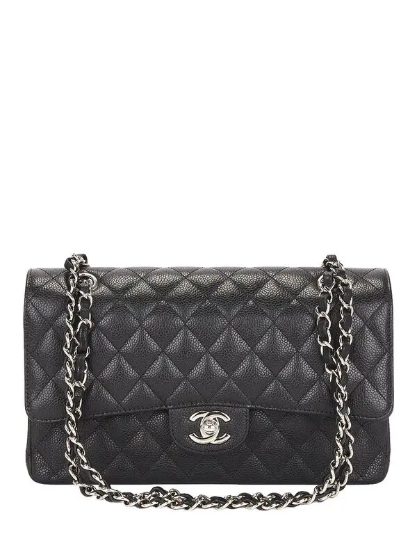 Chanel Caviar Medium Classic Double Flap Bag - Black