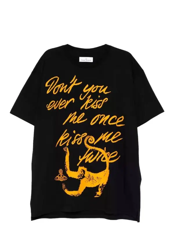 VIVIENNE WESTWOOD Monkey T-shirt - Black