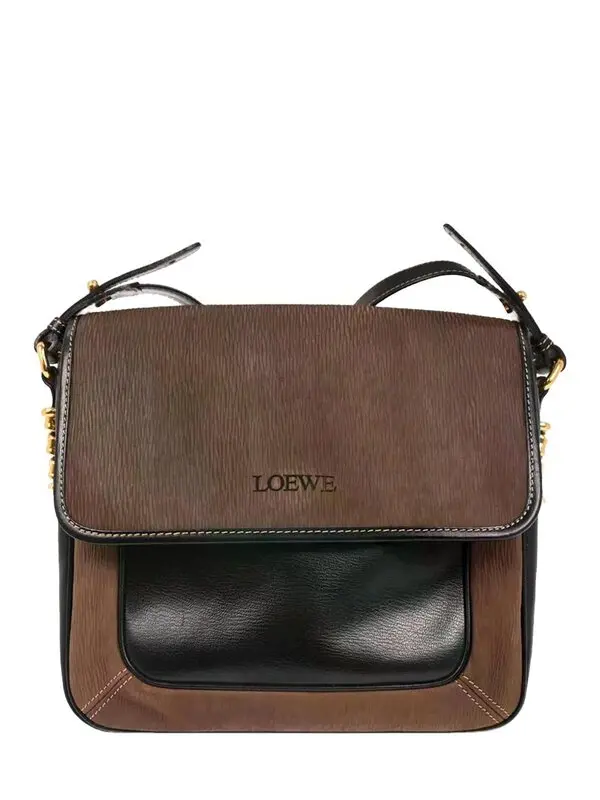 Loewe 1990-2000s Velazquez Shoulder Bag - Brown