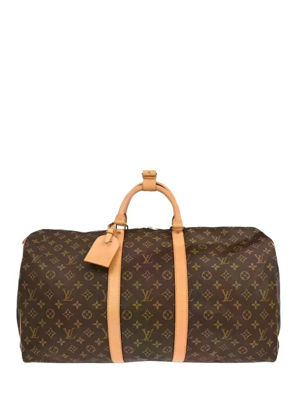 LOUIS VUITTON 2003 Keepall 55 Handbag - Brown