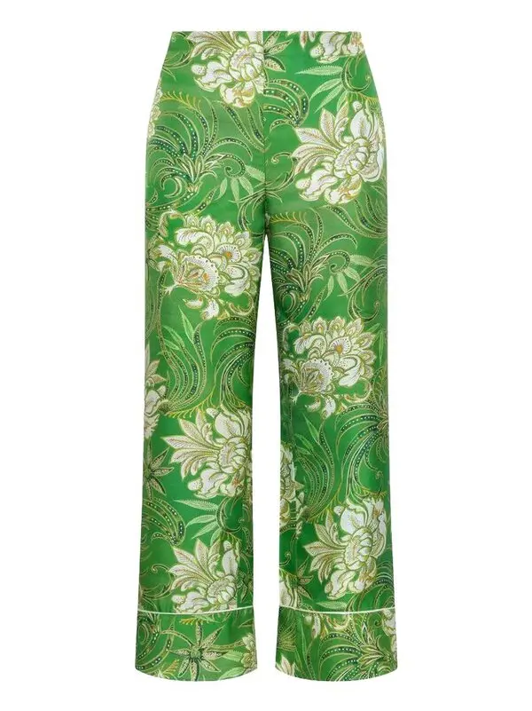Malìparmi Piped Trousers - Green