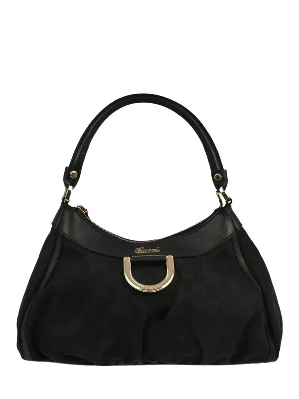 Gucci 1990s Abbey D-ring Handbag - Black