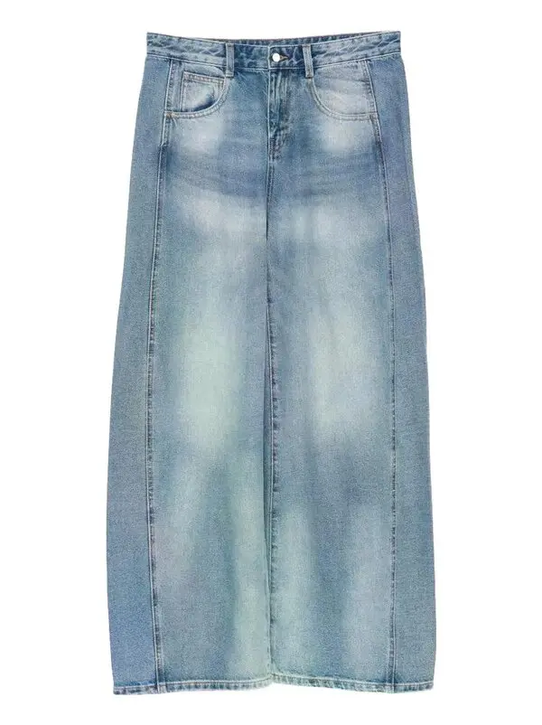 JNBY Cotton Wide-leg Jeans - Blue