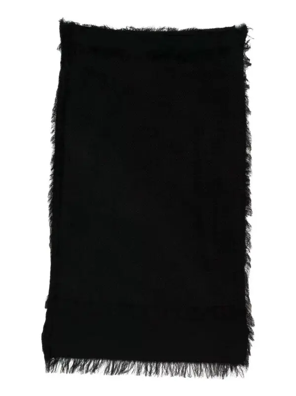JNBY Fringed Straight Skirt - Black