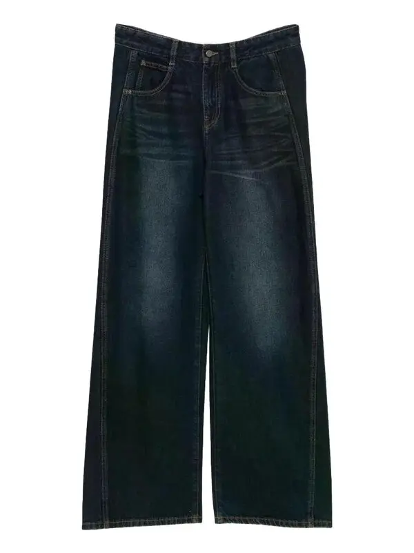JNBY Cotton Wide-leg Jeans - Blue