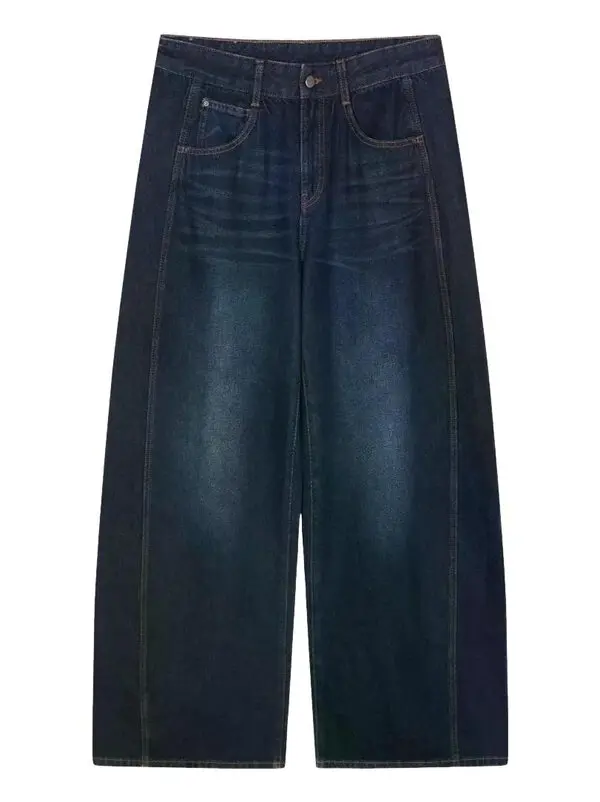 JNBY Cotton Wide-leg Jeans - Blue