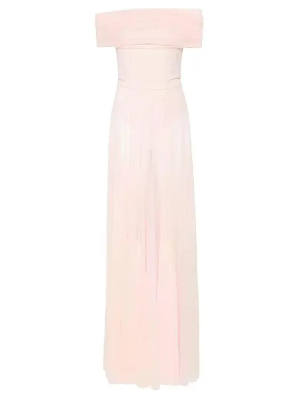 Norma Kamali Cowl-neck Maxi Dress - Pink