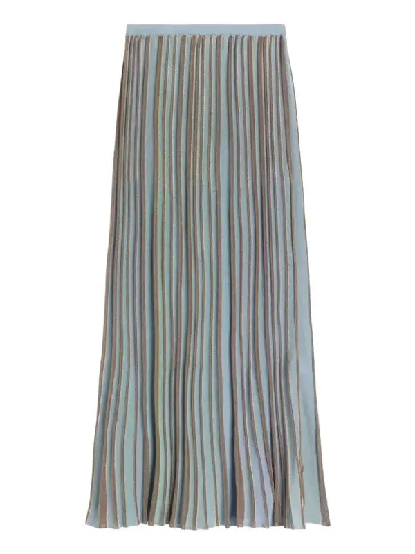 MARGHERITA MACCAPANI Straight Terry Skirt - Blue