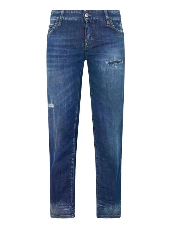 Dsquared2 Distressed Trousers - Blue