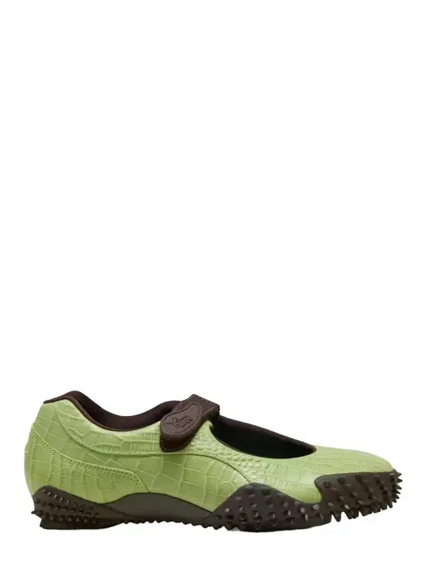 PUMA Studded Crocodile Effect Sneakers - Green