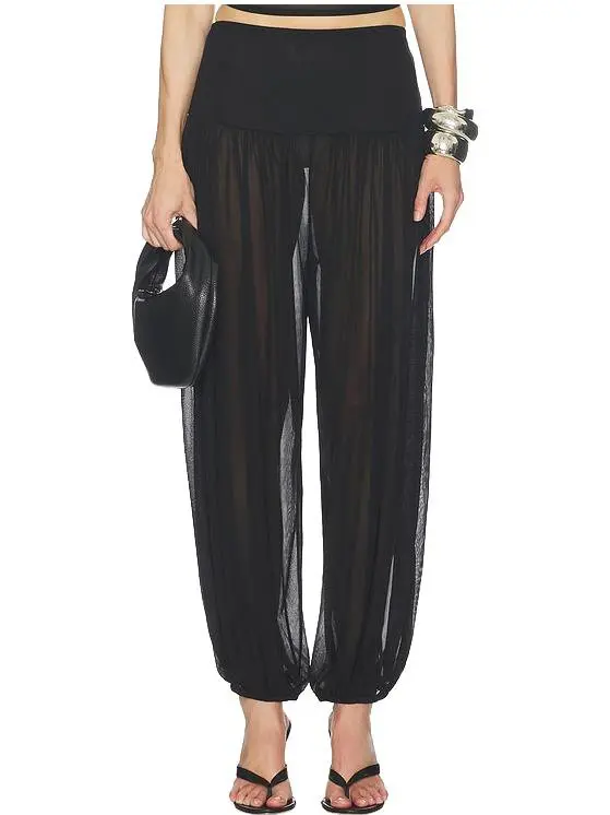 CAMILA COELHO Emmaline Pant - Black