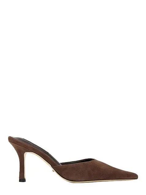 TONY BIANCO Sicily Mule Pump - Espresso Suede