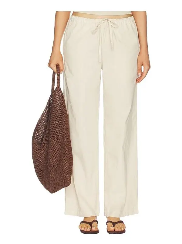 VIR VITA Siena Cotton Poplin Pant - Dune