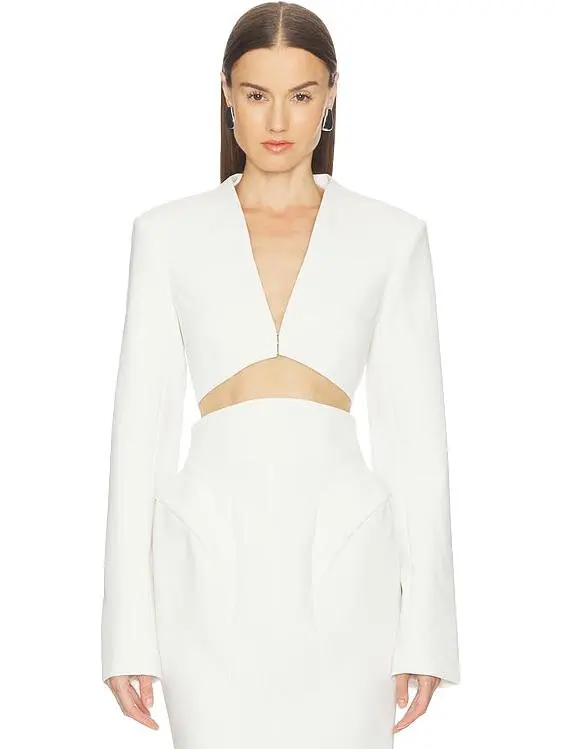 CAMILA COELHO Selma Jacket - Ivory