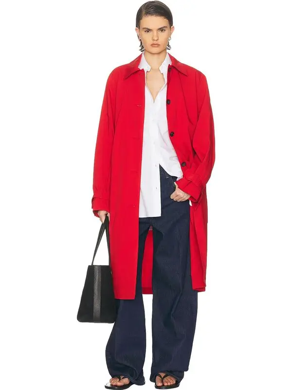 TOTEME Light Spring Trench Coat - Poppy