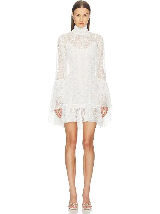 CAMILA COELHO Norma Mini Dress - Ivory