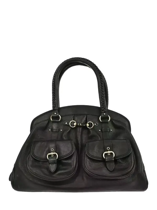 Dior 2006 Braided-handle Handbag - Black