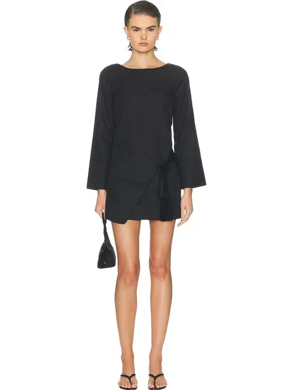 Posse Yvette Kaftan Dress - Black