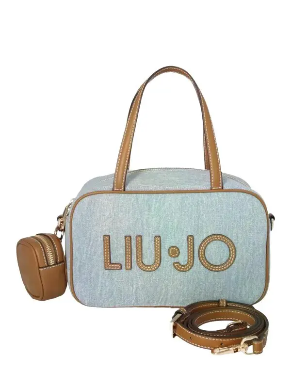 Liu Jo Top Handle Leather Bag - Blue