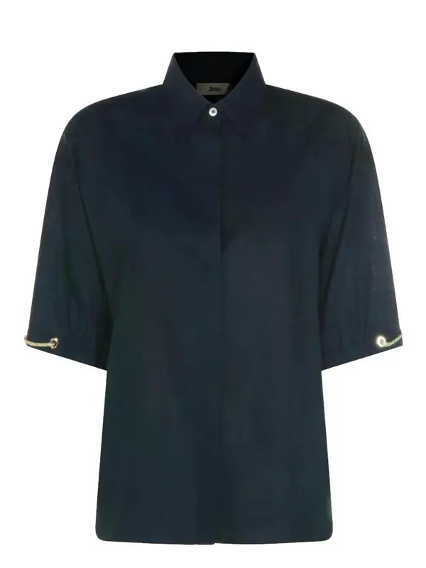 Herno Button-fastening Shirt - Blue