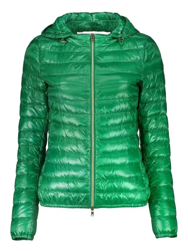 Herno Angela Quilted Hooded Jacket - Green