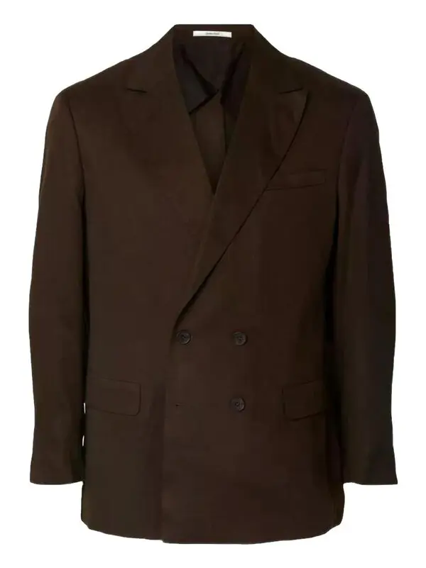 SELECTED Kim Double-breasted Blazer - Brown