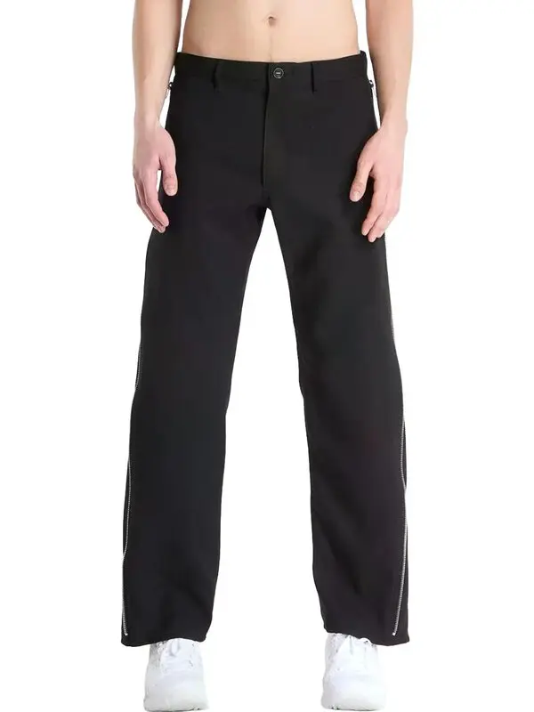 Comme Des Garçons Side-zip Trousers - Black