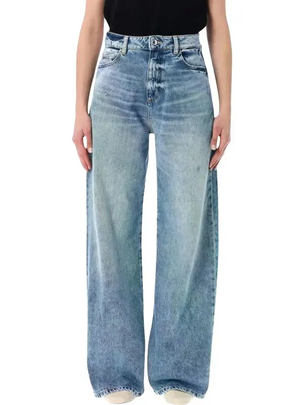 ICON DENIM LOS ANGELES Debby Wide Leg Jeans - Blue