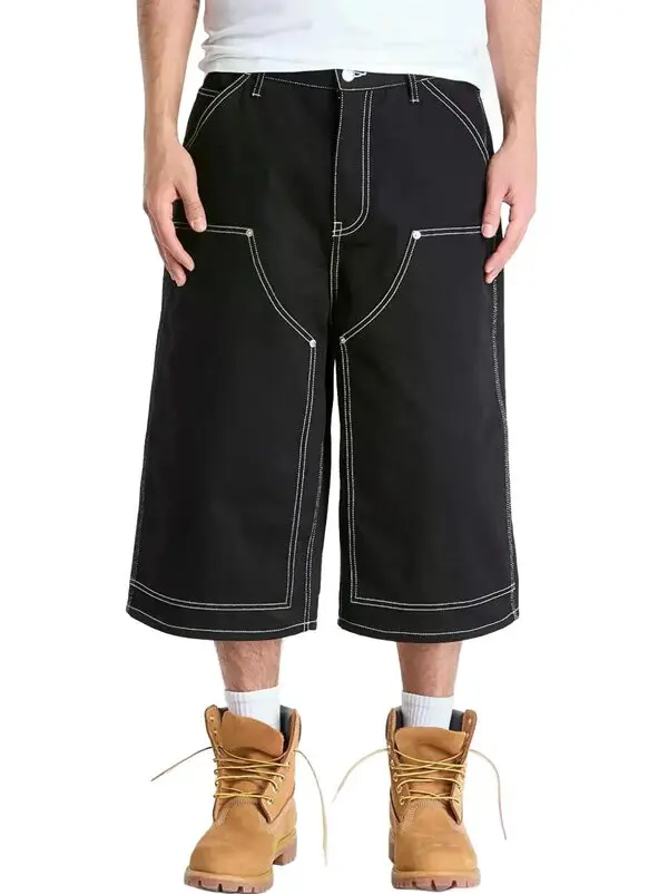 AWAKE NY Double-knee Jorts - Black