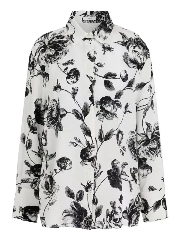 Erdem Floral Shirt - White