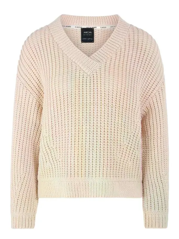 MARCCAIN Knitted Cotton Jumper - Neutrals