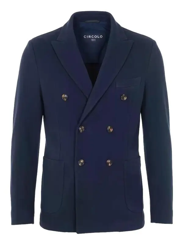 CIRCOLO 1901 Double-breasted Blazer - Blue