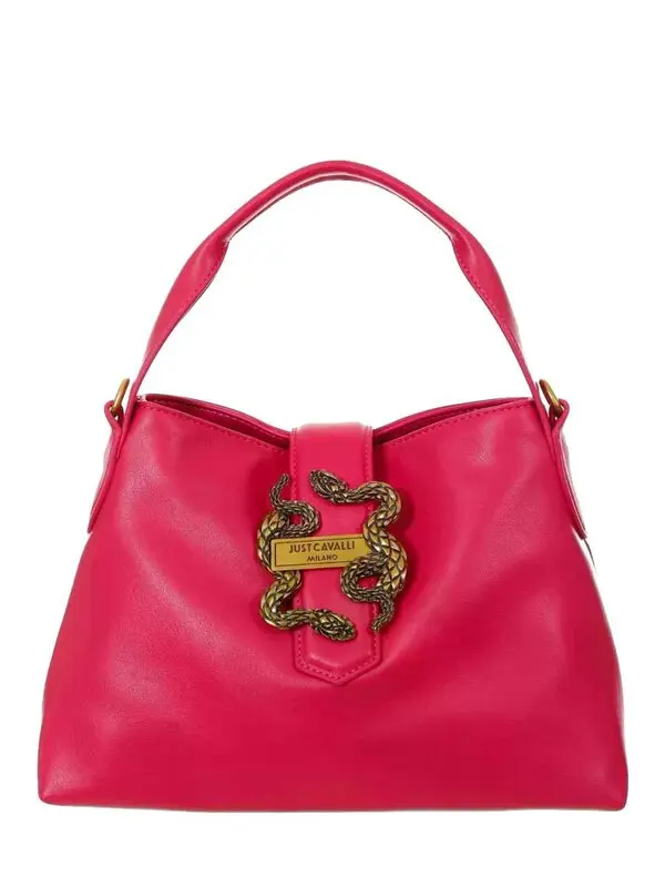 Just Cavalli Snake-buckle Tote Bag - Pink
