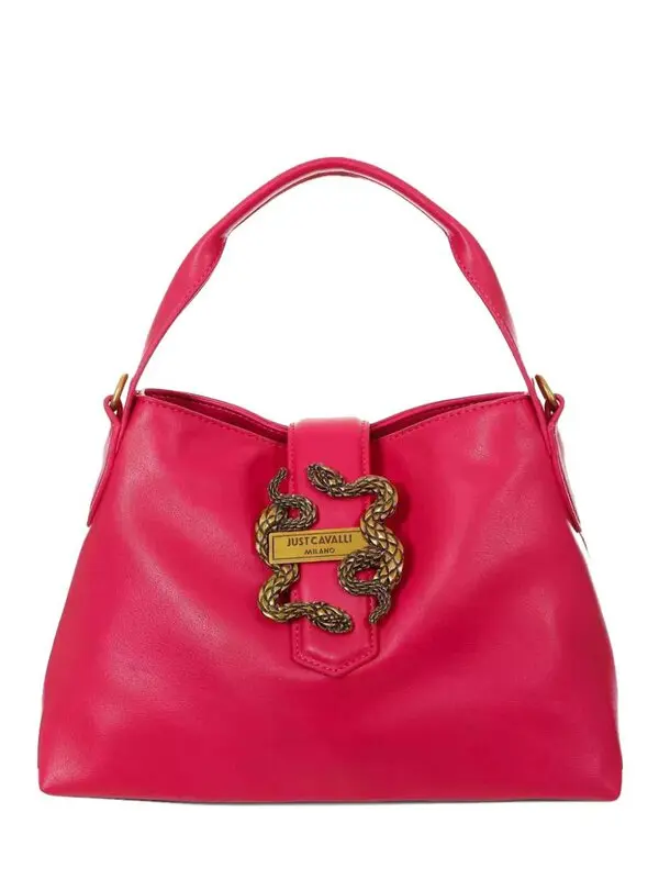 Just Cavalli Snake-buckle Tote Bag - Pink