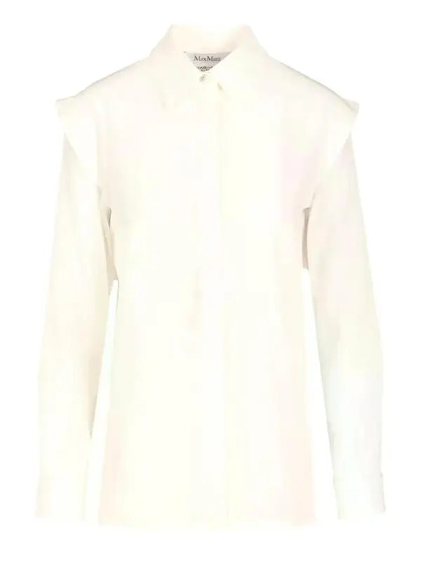 Max Mara Buttoned Shirt - Neutrals