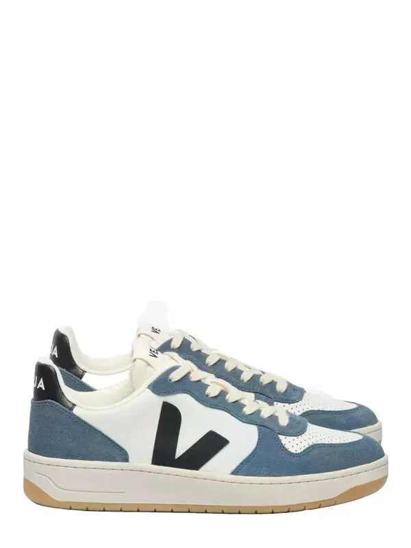 VEJA V-10 Panelled Sneakers - White
