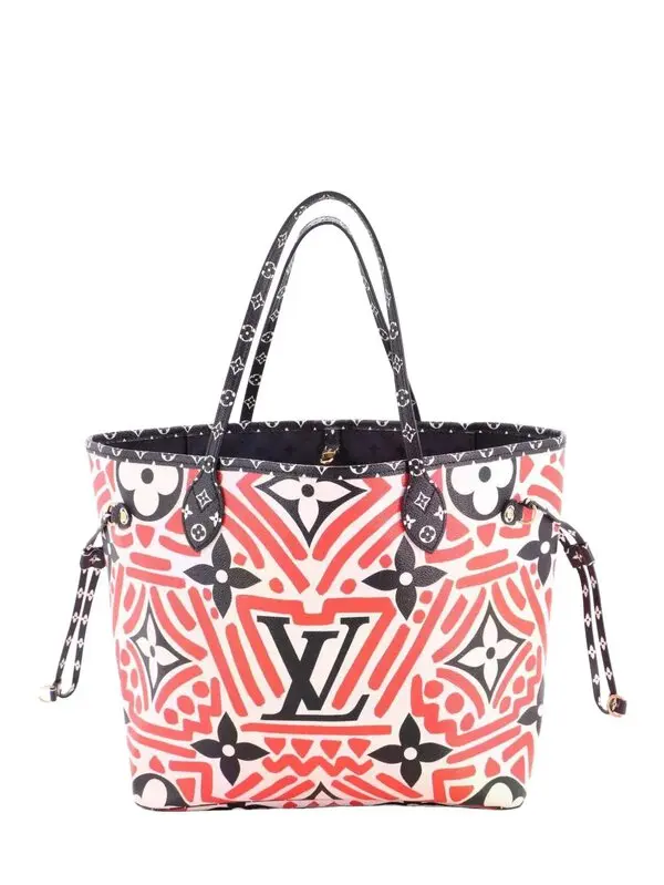 LOUIS VUITTON Neverfull Nm Limited Edition Crafty Monogram Giant Mm Tote Bag - Red