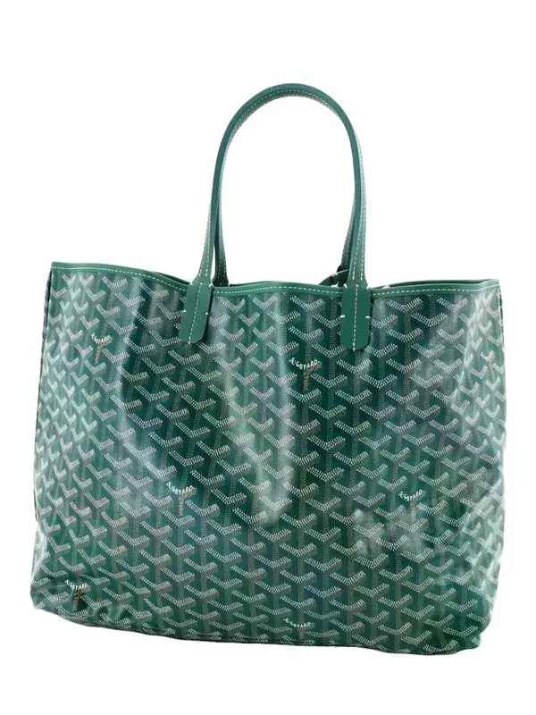 Goyard Saint Louis Coated Canvas Pm Tote Bag - Green