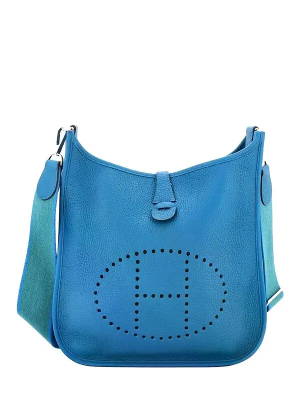 Hermès Evelyne Bag Gen Iii Clemence Pm Crossbody Bag - Blue