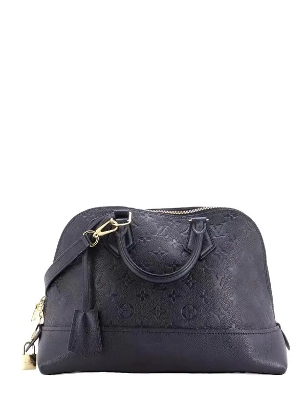 LOUIS VUITTON Neo Alma Handbag Monogram Empreinte Leather Pm - Black
