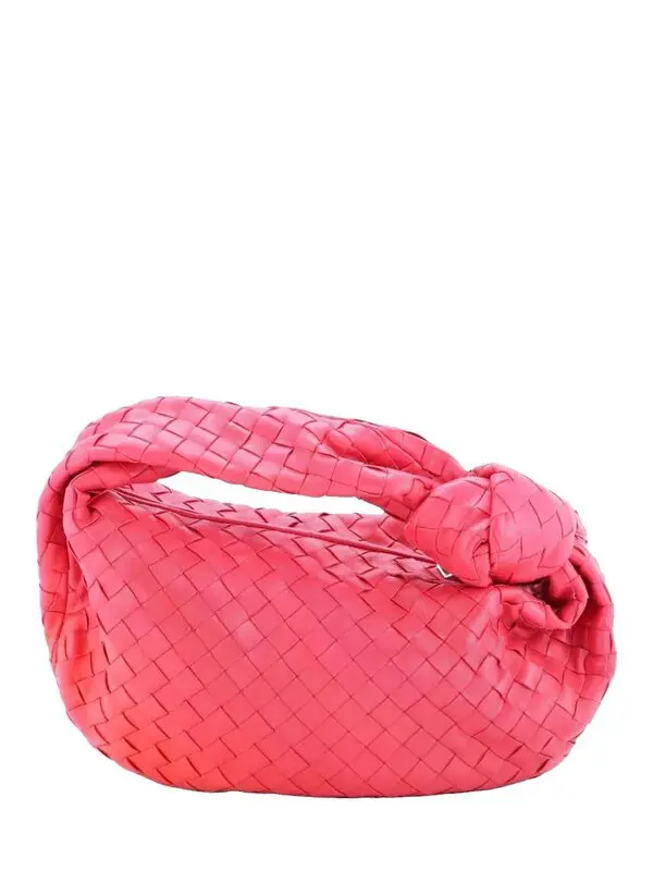 Bottega Veneta Jodie Intrecciato Nappa Teen Hobo Bag - Pink