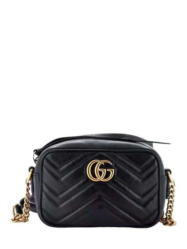 Gucci Gg Marmont Mini Crossbody Bag - Black