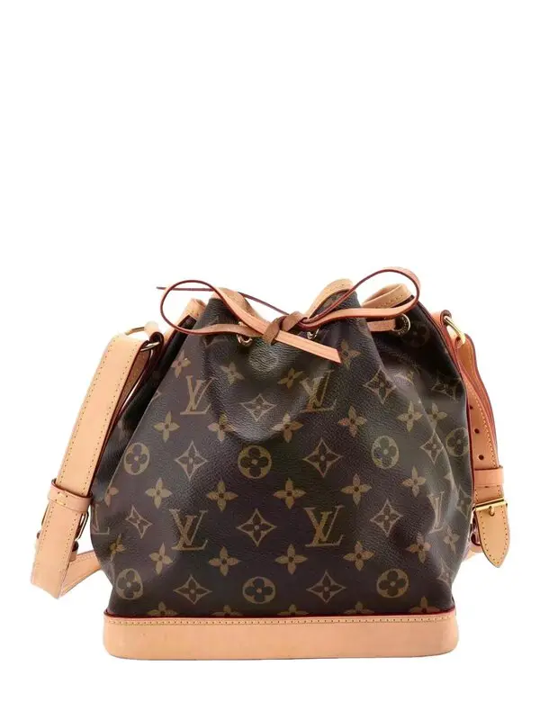 LOUIS VUITTON Noe Handbag Monogram Canvas Bb Bucket Bag - Brown