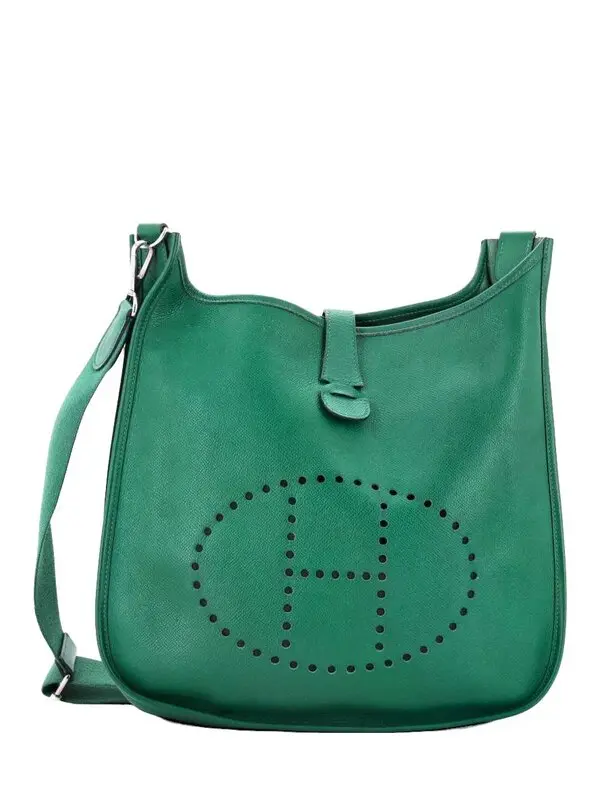 Hermès Evelyne Iii Gm Crossbody Bag - Green