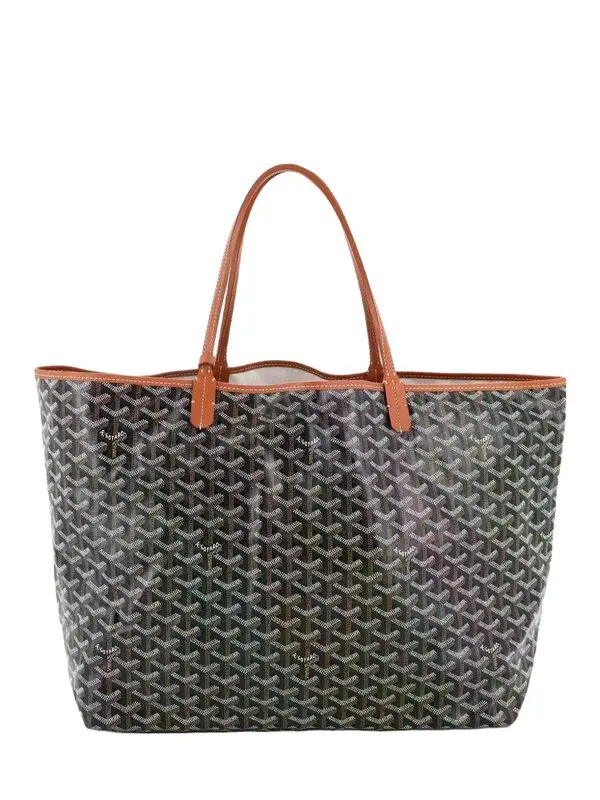 Goyard Saint Louis Coated Canvas Gm Tote Bag - Brown