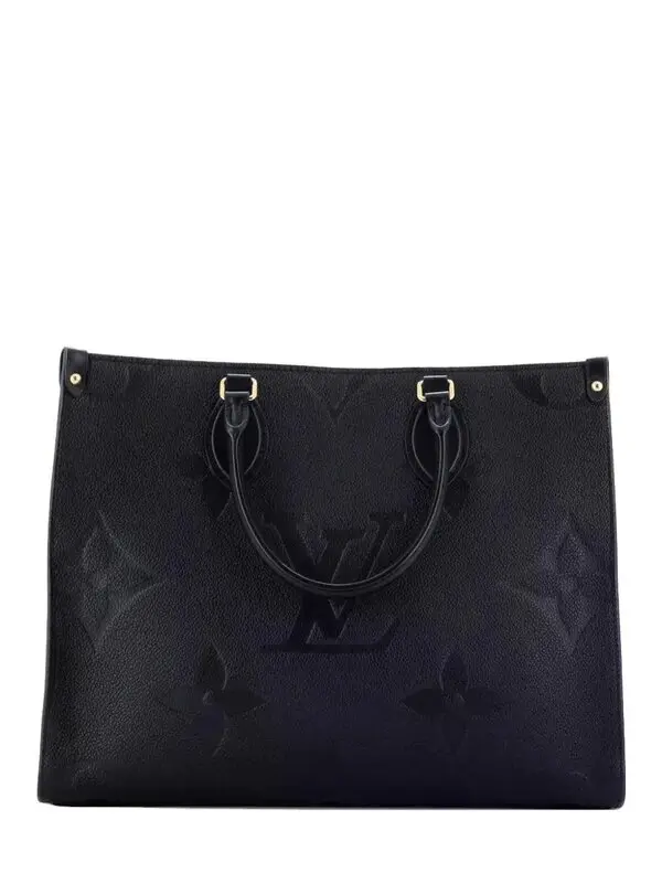 LOUIS VUITTON Onthego Monogram Empreinte Giant Mm Tote Bag - Black