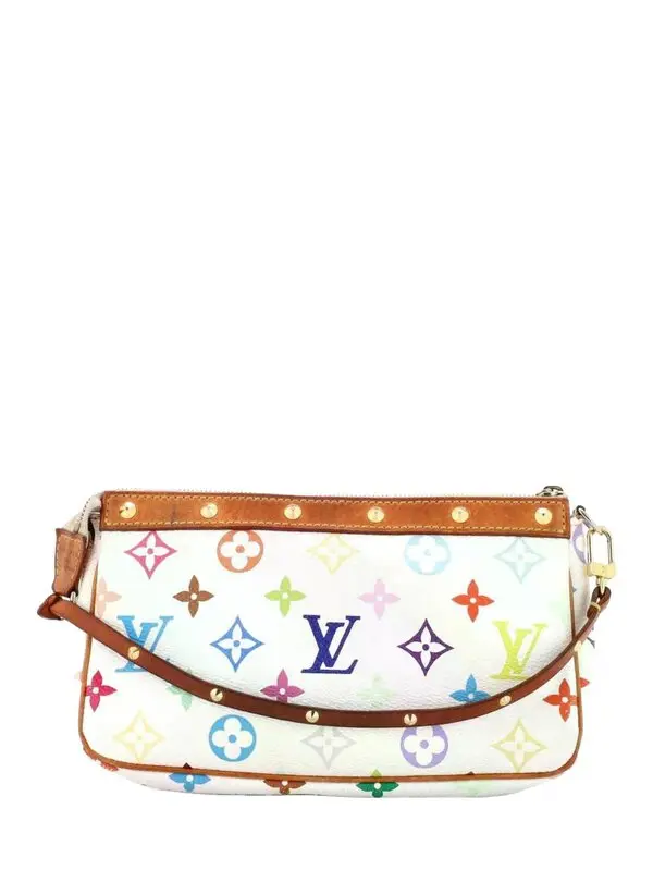 LOUIS VUITTON Pochette Accessoires Monogram Multicolor Clutch Bag - Multicolour