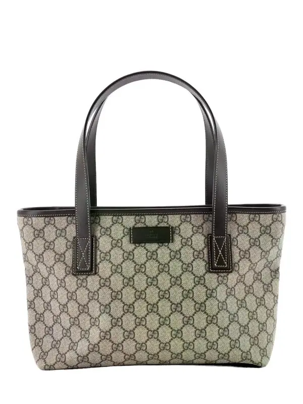 Gucci Plus Gg Coated Canvas Small Tote Bag - Brown